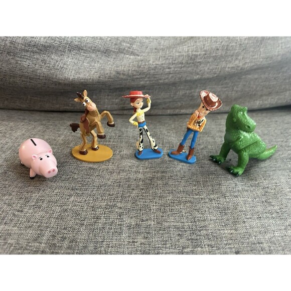 Pixar | Toys | Disney Pixar Toy Story Plastic Figures Set Of 5 Woody ...